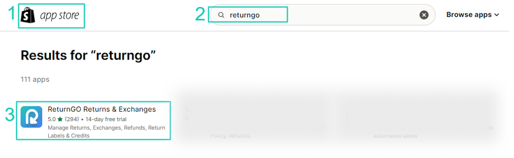 Installing ReturnGO on Shopify